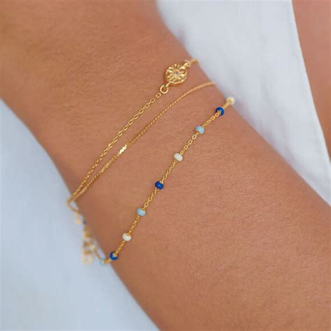 ENAMEL Lola Armbånd B66S Marine Gold Jydepotten dk