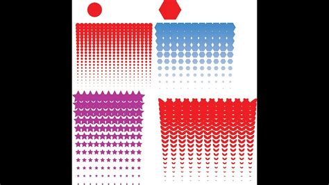 How To Create Custom Shape Halftone Effect In Adobe Illustrator