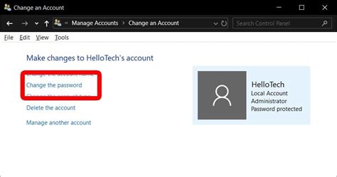 How To Reset Administrator Password In Windows 10 HelloTech How