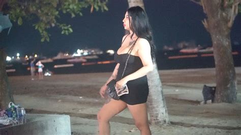4k Beach Road Pattaya Nightlife Scenes So Many Freelancers YouTube