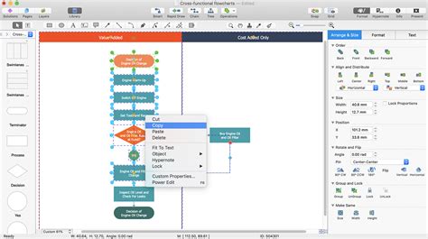 add a cross functional flowchart to word conceptdraw helpdesk