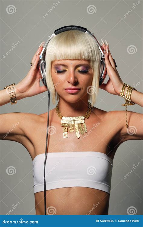 Dj Stock Photo Image Of Hands Listening Beautiful Dreams 5489836