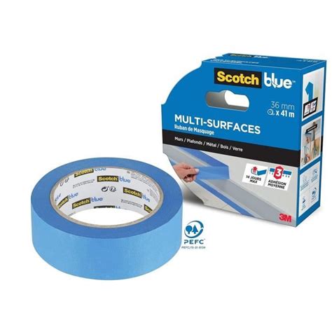 Ruban De Masquage De Peinture Multi Surfaces Mm X M Scotch Ruban