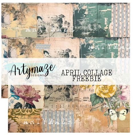 APRIL24 COLLAGE FREEBIE Artymaze S Ko Fi Shop Ko Fi Where