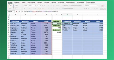 Comment Filtrer Sur Excel Bonnes Pratiques Formules Et Exemples