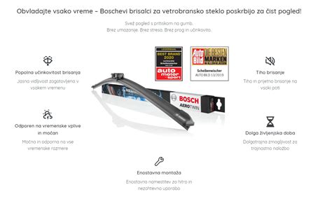 Metlice brisalcev Bosch Aero Twin A408S Eurodiskont Cenejši Spletni