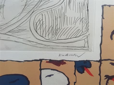 Pierre Alechinsky Central Park Lithographies Sign Es Et