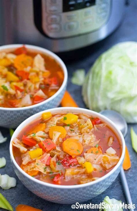 Instant Pot Cabbage Soup Recipe Sandsm