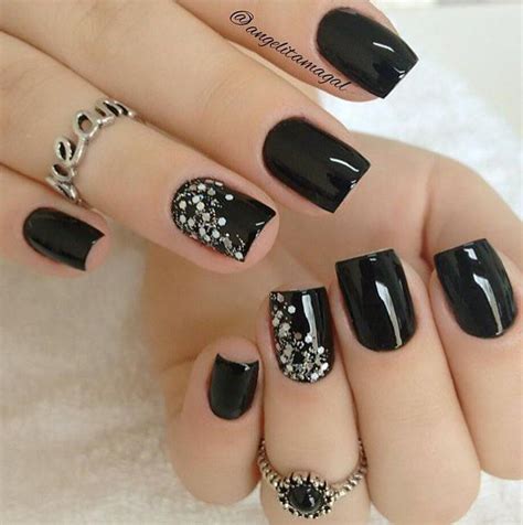 UNHAS DECORADAS PRETAS 2021 Tendências Fotos e Tutoriais