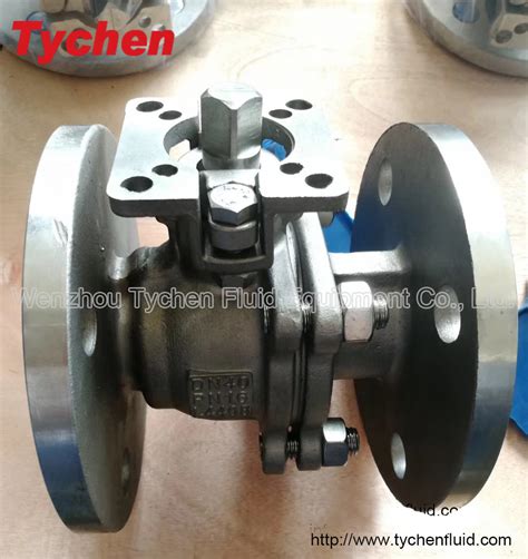 Stainless Steel Flanged Ball Valve With ISO5211 Mounting Pad China
