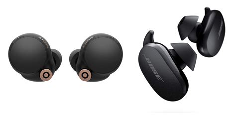 Sony WF 1000XM4 Vs Bose QuietComfort Earbuds And Bose Sport Earbuds Vs