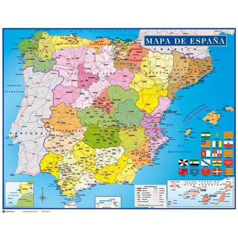 Mapa De Espana Para Powerpoint