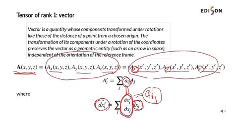 03 tensor of rank 1 vector youtube