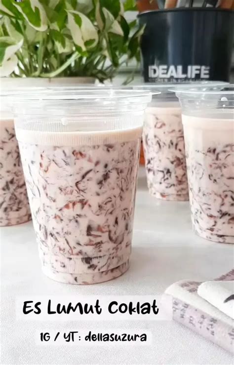 Cocock Jadi Ide Jualan Berikut Resep Dan Cara Membuat Es Lumut Coklat