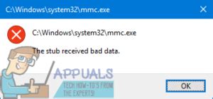 4 Ways To Solve The Stub Received Bad Data Error
