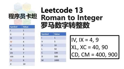 leetcode 13 roman to integer 罗马数字转整数 javascript 卡坦刷题 youtube