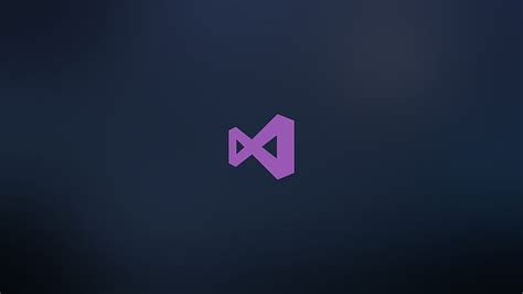 HD Wallpaper Code Logo Microsoft Visual Studio Programming