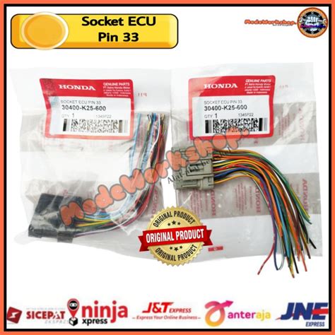 Jual Kabel Socket Ecu Ecm Pin 33 Full Asli Original Honda Beat Scoopy