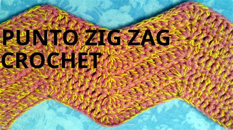 How To Crochet A Zig Zag Pattern