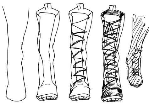 Boot Tutorial Drawing Clothes Drawing Tips Drawing Tutorial