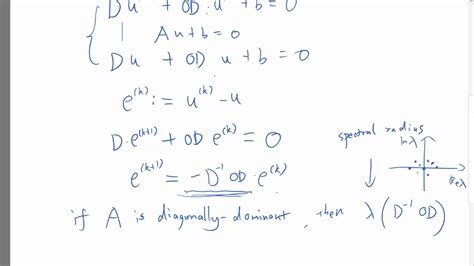 convergence of jacobi iterations youtube