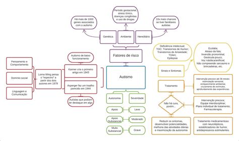 Mapas Mentais Sobre Autismo Study Maps