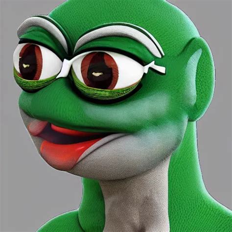 A Detailed Render Of Pepe Meme Stable Diffusion Openart