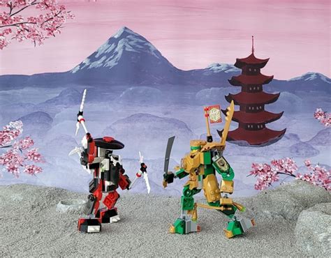 LEGO Ninjago 71781 Lloyds Mech Duell EVO Im Review Zusammengebaut