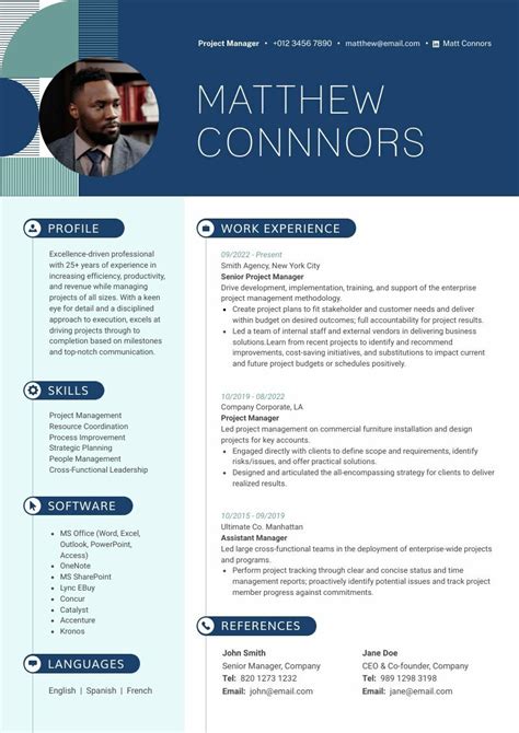 Professional Resume Format Free Resume Template Piktochart