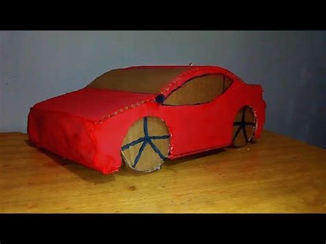 COMO FAZER UM CARRO DE PAPELÃO EM CASA YouTube