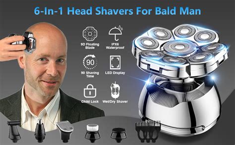 Amazon Upgraded 9D Electric Head Shaver For Bald Men Wet Dry