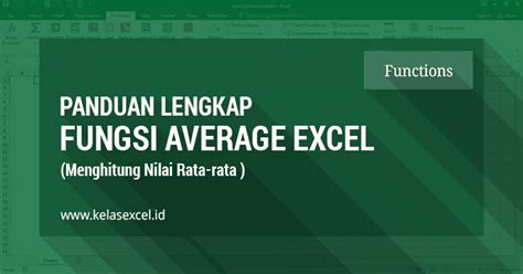 Rumus Total Nilai Excel Lengkap