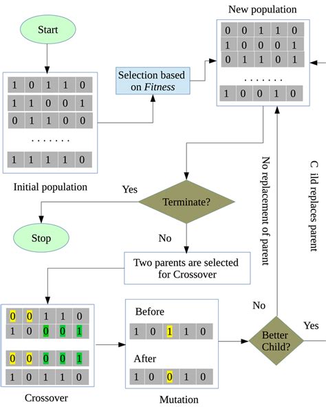 flowchart of genetic algorithm download scientific diagram