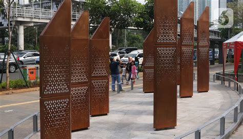 FOTO Instalasi Ruang Publik Di DKI Jakarta Foto Liputan6