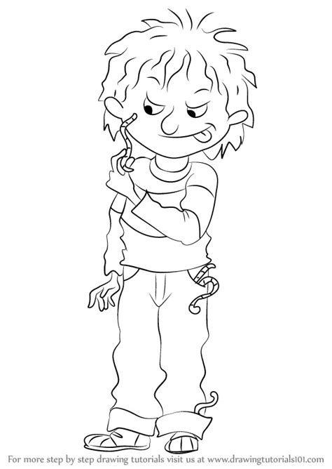 Horrid Henrey Free Colouring Pages
