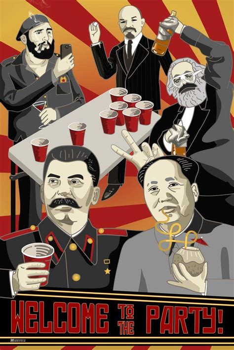 Buy Welcome To The Party Communist Wall Art Soviet Decor Leaders
