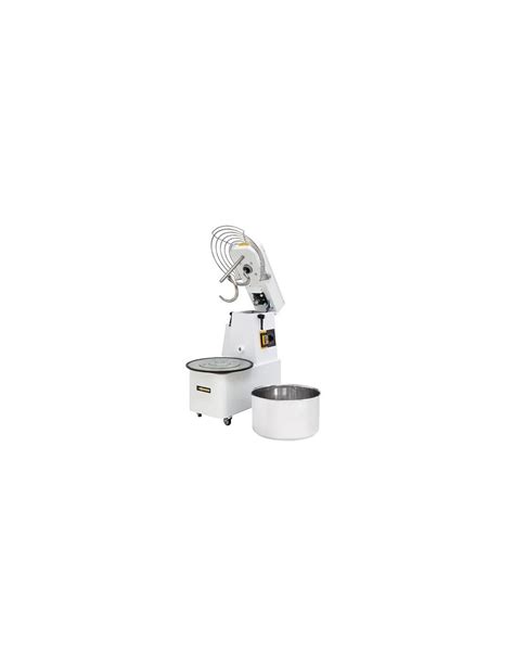 Pétrin à spirale pizza et pain Tête relevable Cuve amovible 48L