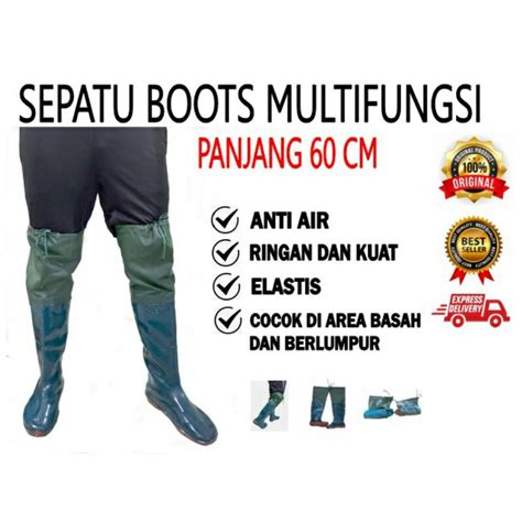 Jual SEPATU BOOT PETANI SAWAH LADANG MANCING BERBURU SEPATU BOOT KARET