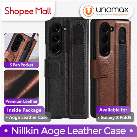 Jual Case Samsung Galaxy Z Fold Z Fold Nillkin Aoge Leather Flip