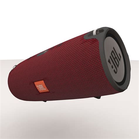 Jbl Xtreme Red Bluetooth Portable Speaker D Model Fbx Ma Max
