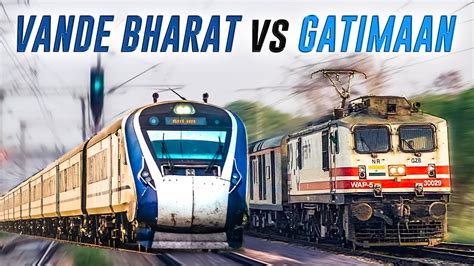 Which Is The Fastest Train Of India Vandebharat Vs Gatimaan Youtube