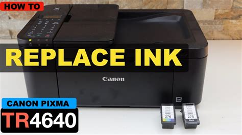 Canon Pixma TR4640 Ink Cartridge Replacement Video YouTube