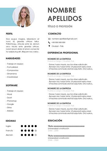 Ejemplos De Resume Modelos De CV
