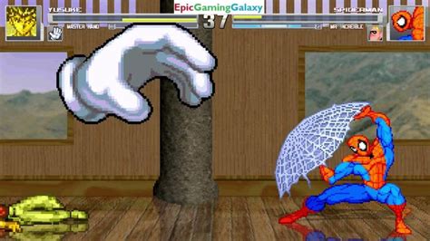 Spider Man Mr Incredible Vs Yusuke Urameshi Master Hand In A Mugen