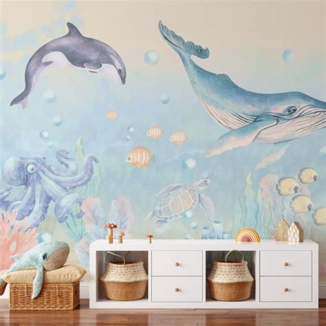 Tapeta Ocean Tapeta Do Pokoju Dziecka Sklep Pastelowe Love