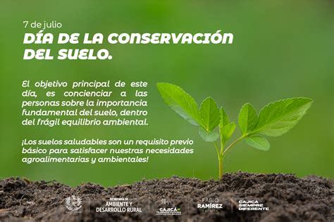 7 de Julio Día de la Conservación del Suelo Cajicá Alcaldía Municipal