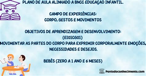 Proposta Pedagógica BNCC Educação Infantil EI01CG01 Movimentar as