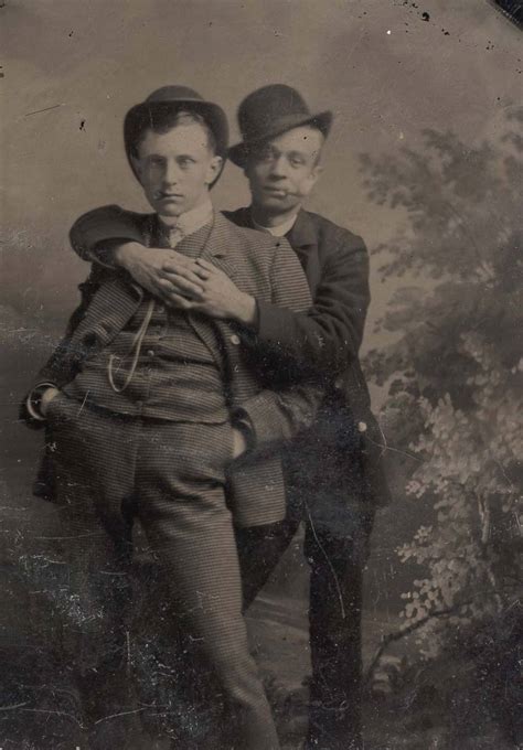 Rare Photographs Of Men Embracing Intimately In Victorian Times