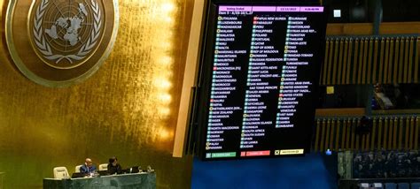 Israel Palestina La Asamblea General aprueba una resolución pidiendo