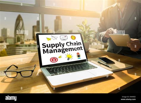 SCM Supply Chain Management Concept Stock Photo Alamy